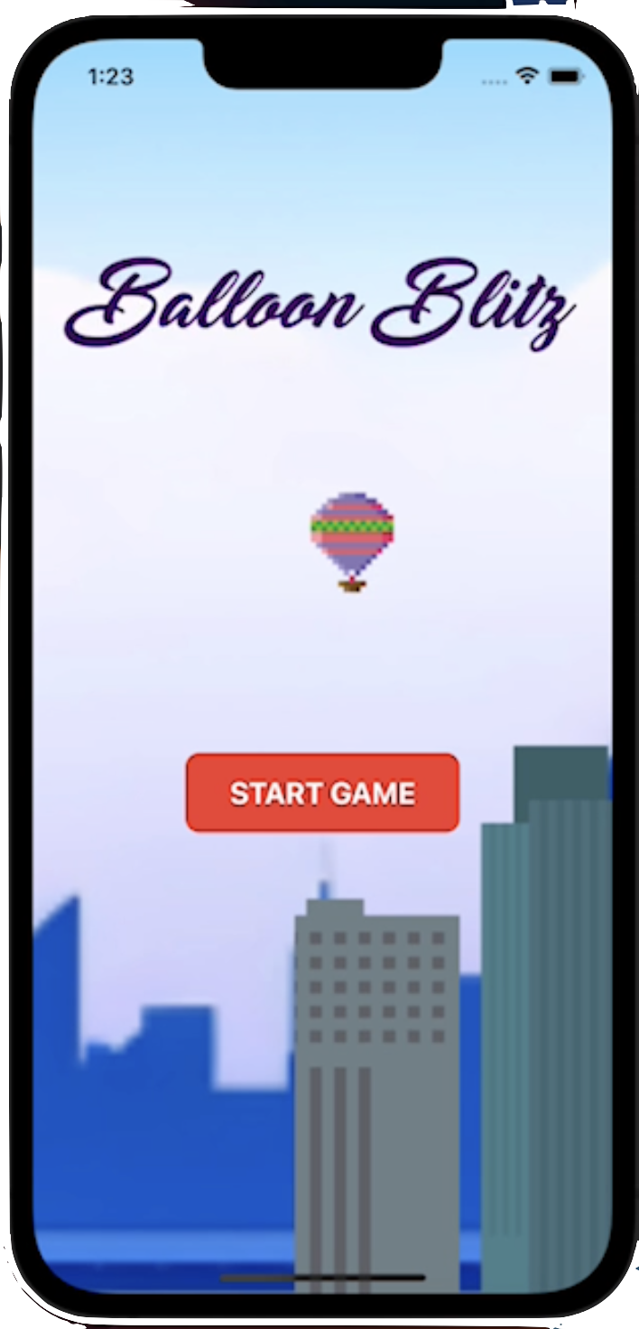 'Balloon Blitz' Side-Scroller Mobile Game